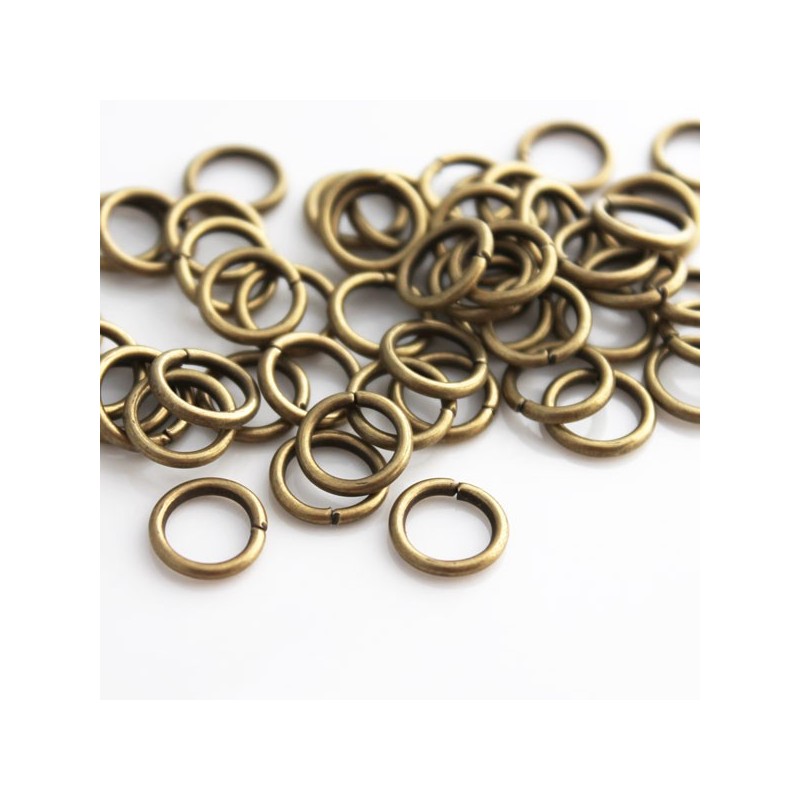 10mm Bronze Tone Jump Rings | Jewellery Making Findings Ireland