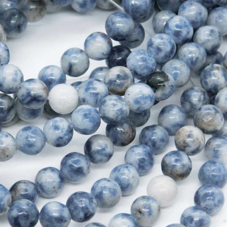 6mm Blue Spot Jasper | Gemstone Beads Ireland